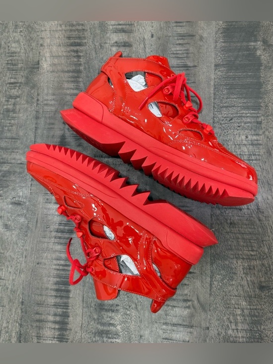 Camper | Shoes | Camper Mens Glossy Red Sawtooth Sole Sneakers | Poshmark